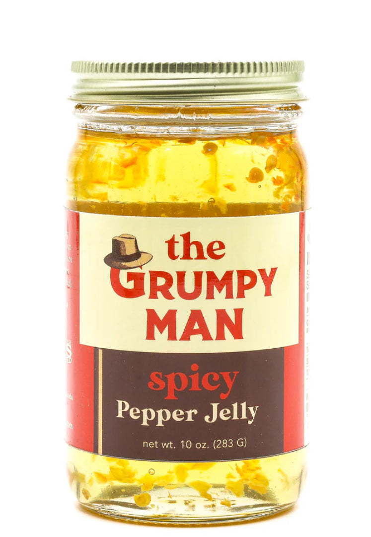 The Grumpy Man Spicy Pepper Jelly 10oz – Cardinal Creek Spaniels