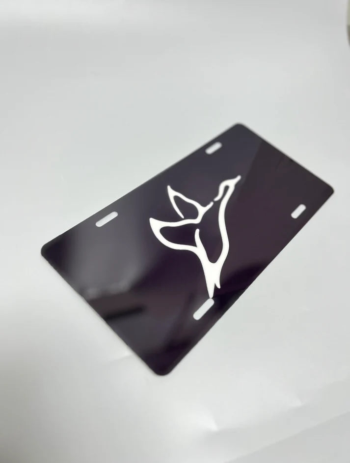 Combat Waterfowl Black Icon License Plate – Cardinal Creek Spaniels