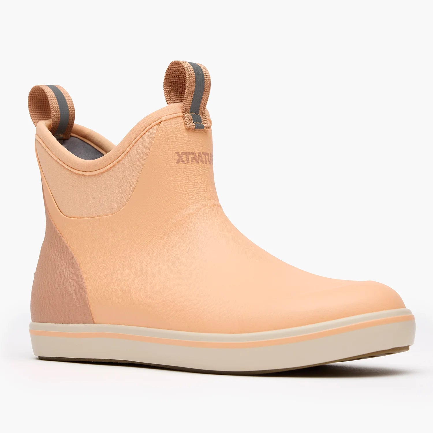 XTRATUF Women's 6 in Ankle Deck Boot in Peach Fuzz – Cardinal Creek ...